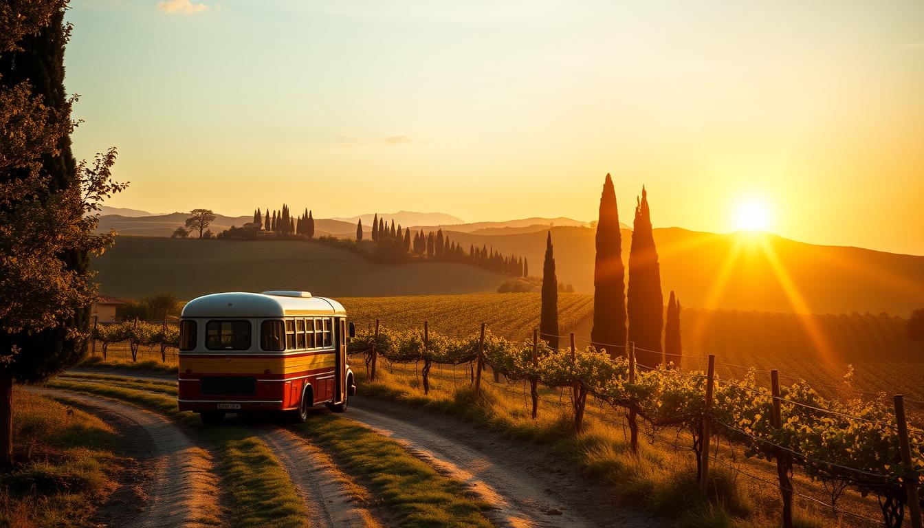 Busreisen zur und in der Toskana